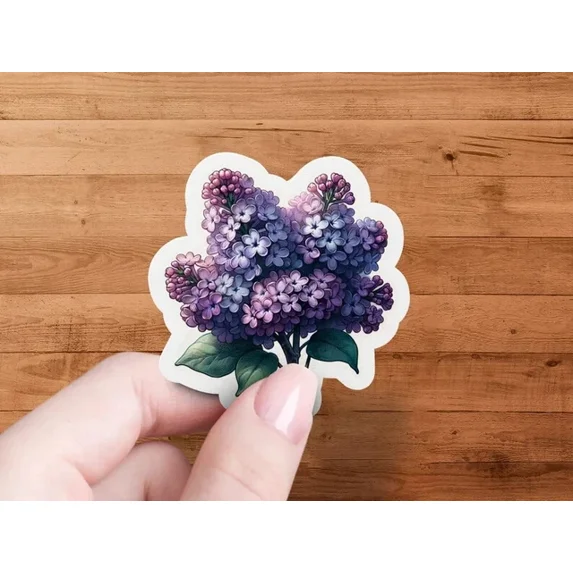 DOPASTICKER Lilac Sticker, Kawaii For Bottle, Laptop, Planner, Journa ...