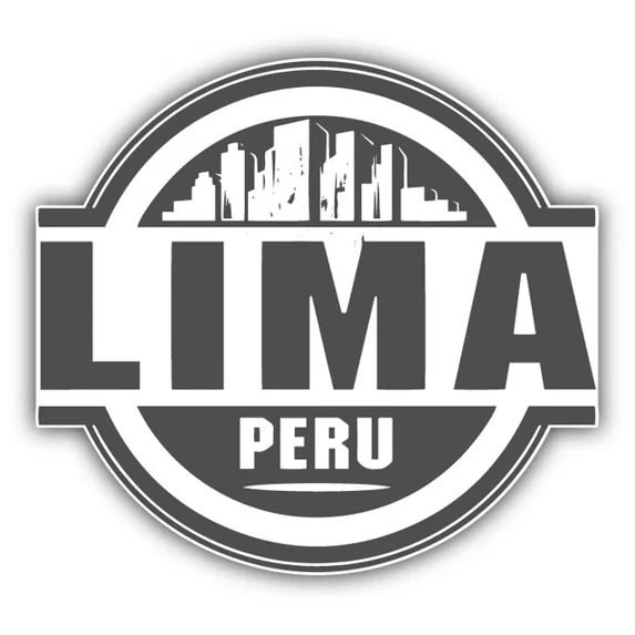DOPASTICKER Lima Peru Skyline Label Car Sticker Phone Decal Water ...