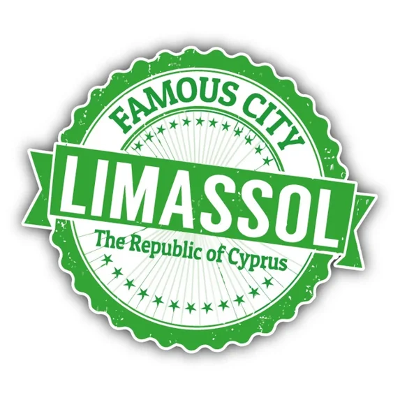 DOPASTICKER Limassol City Cyprus Grunge Travel Stamp Sticker Decal ...