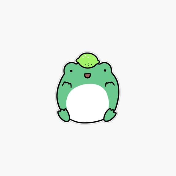 DOPASTICKER Lime Frog Sticker, Phone Sticker Water Bottle Sticker Car ...