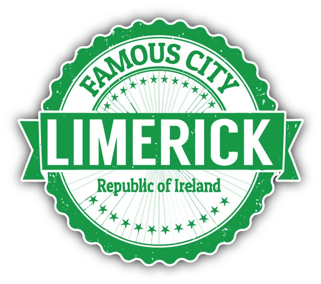 DOPASTICKER Limerick City Ireland Grunge Travel Car Sticker Phone Decal ...