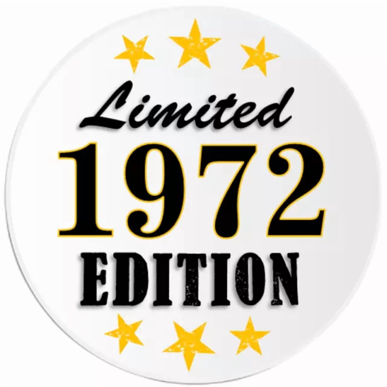 DOPASTICKER Limited Edition 1972 Sticker, Birthday Birth Year Age Phone ...