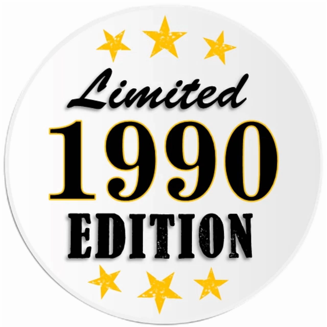DOPASTICKER Limited Edition 1990 Sticker, Birthday Birth Year Age Phone ...