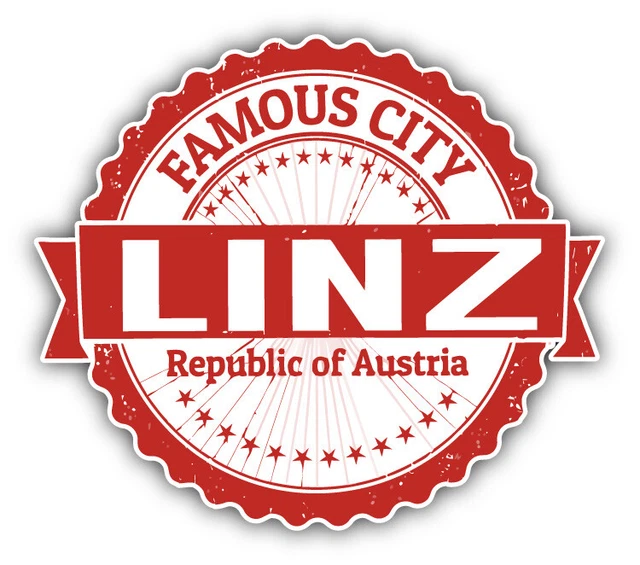 DOPASTICKER Linz City Austria Grunge Travel Car Sticker Phone Decal ...