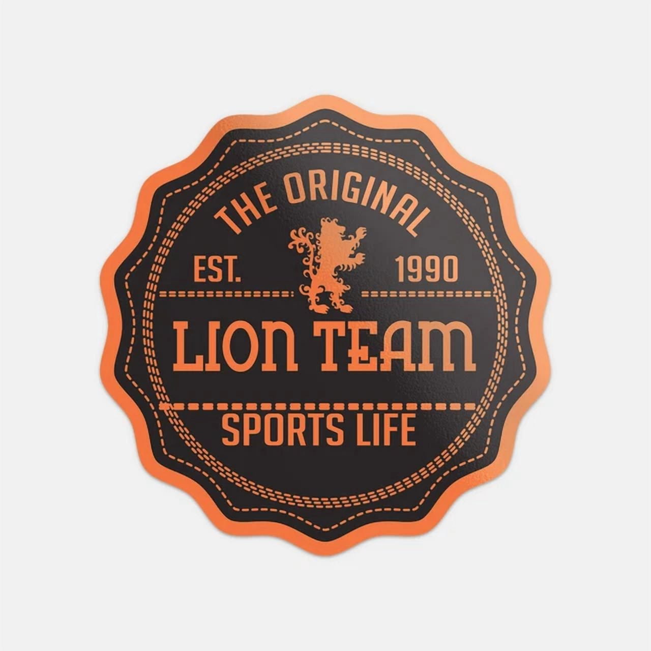DOPASTICKER Lion Team Shield Sticker Decal Phone Decal Water Bottle ...