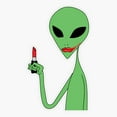 DOPASTICKER Lipstick Alien Sticker, Phone Sticker Water Bottle Sticker ...
