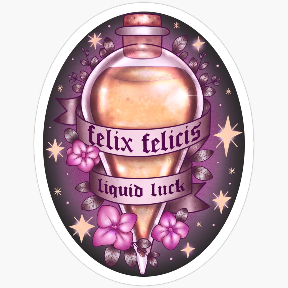 DOPASTICKER Liquid Luck Glossy Sticker Waterproof Sticker For Water ...