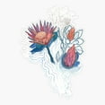 DOPASTICKER Liquid Protea Bunch Sticker, Phone Sticker Car Stickers ...