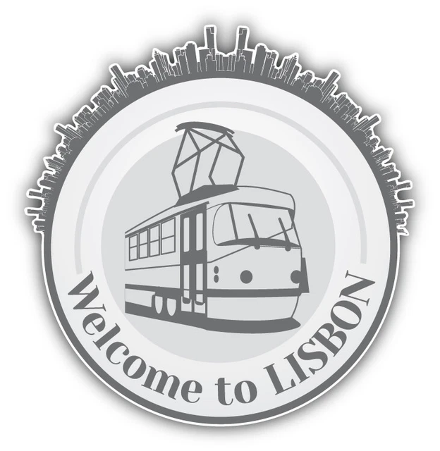 DOPASTICKER Lisbon Welcome Travel Label Sticker Decal Phone Decal Water ...