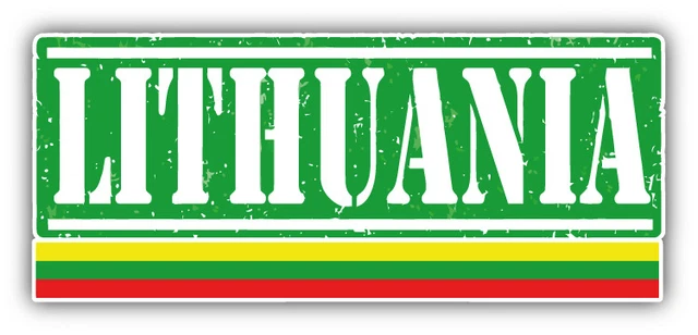 DOPASTICKER Lithuania Grunge Travel Stamp Sticker Decal Phone Decal ...