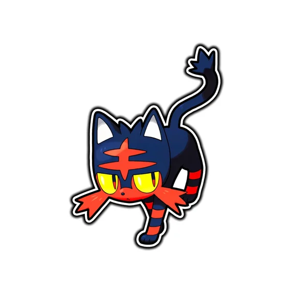DOPASTICKER Litten Sticker Decal Phone Decal Water Bottle Stickers ...
