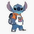 DOPASTICKER Little Blue Monster Sticker Phone Sticker, Latop Sticker ...