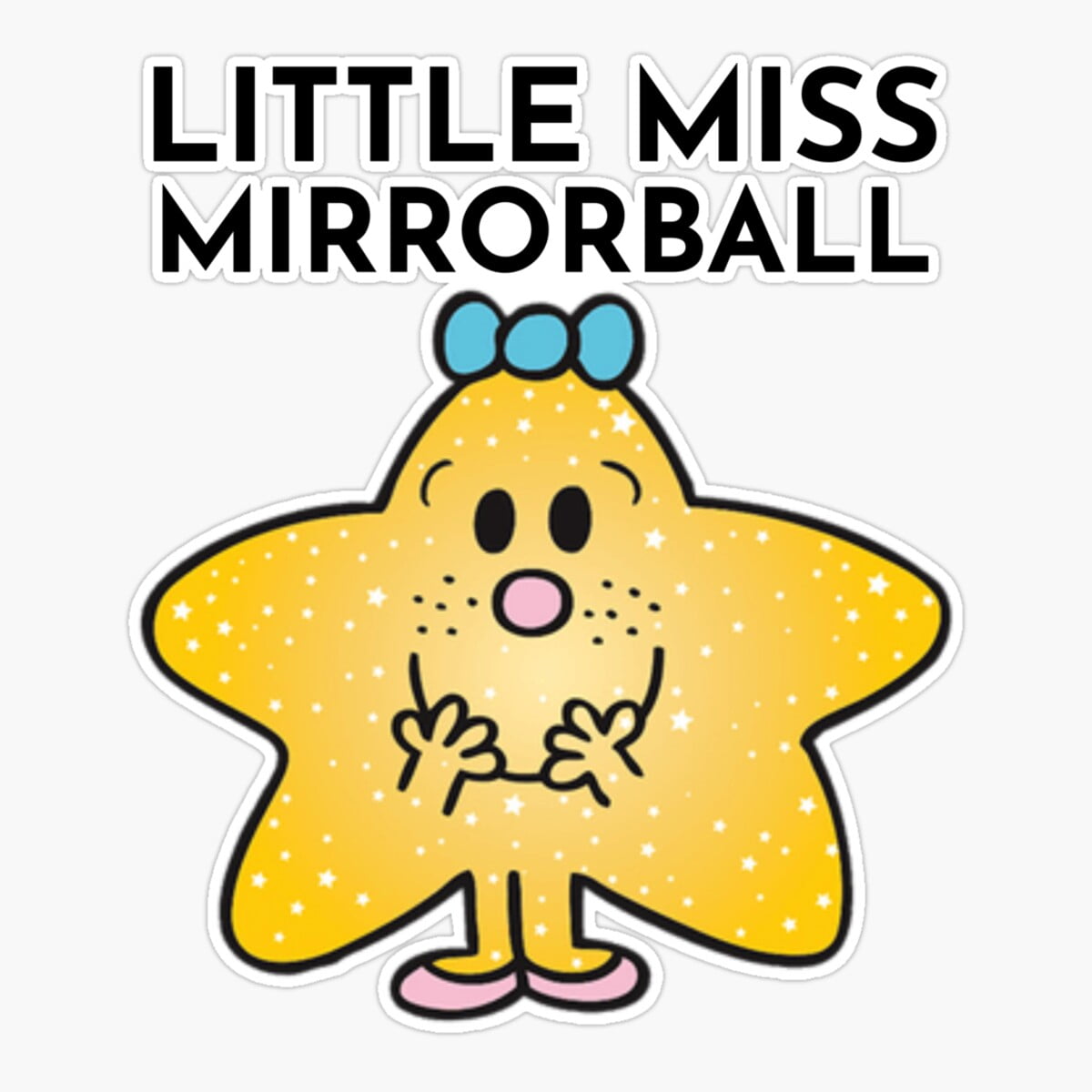 DOPASTICKER Little Miss Mirrorball Sticker, Phone Sticker Car Sticker ...