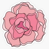 DOPASTICKER Little Pink Flower Sticker Phone Sticker, Latop Sticker ...
