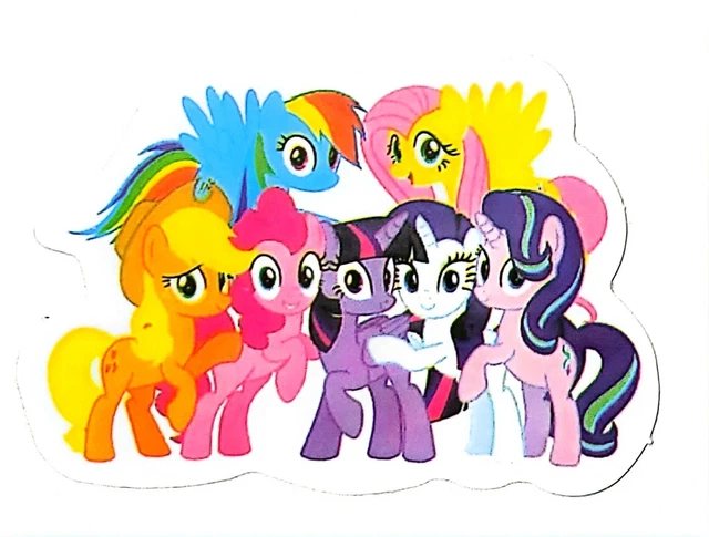 DOPASTICKER My Little Pony Twilight Sparkle Pinkie Pie Anime Manga ...