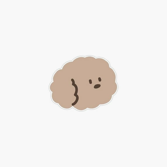 DOPASTICKER Little Poodle Sticker, Phone Sticker Water Bottle Sticker ...