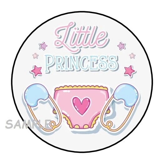 DOPASTICKER Little Princess Stickers Girl Baby Shower Phone Decal Water ...