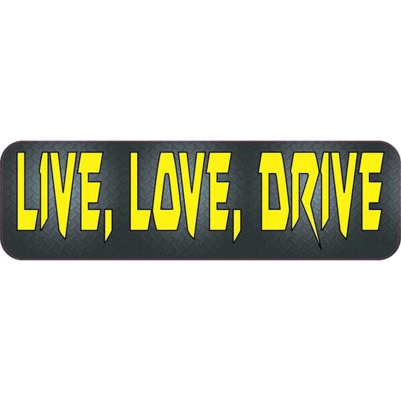 DOPASTICKER Live Love Drive Sticker Phone Sticker, Latop Sticker, Lover ...