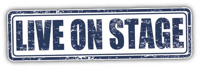 DOPASTICKER Live On Stage Grunge Car Sticker Phone Decal Water Bottle ...