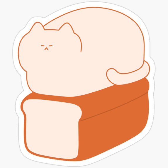 DOPASTICKER Loaf Loaf Sticker Phone Decal Water Bottle Stickers, Cars ...