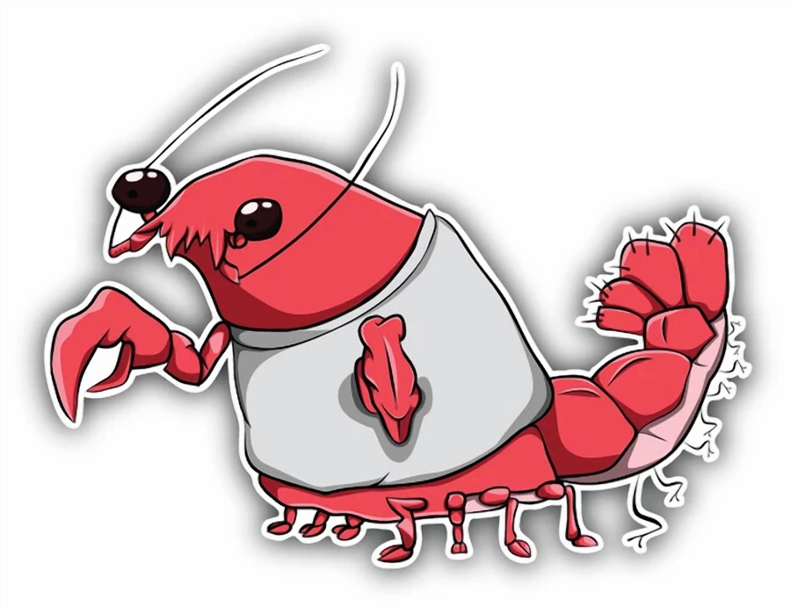 DOPASTICKER Lobster Animal Sticker Decal Phone Decal Water Bottle ...