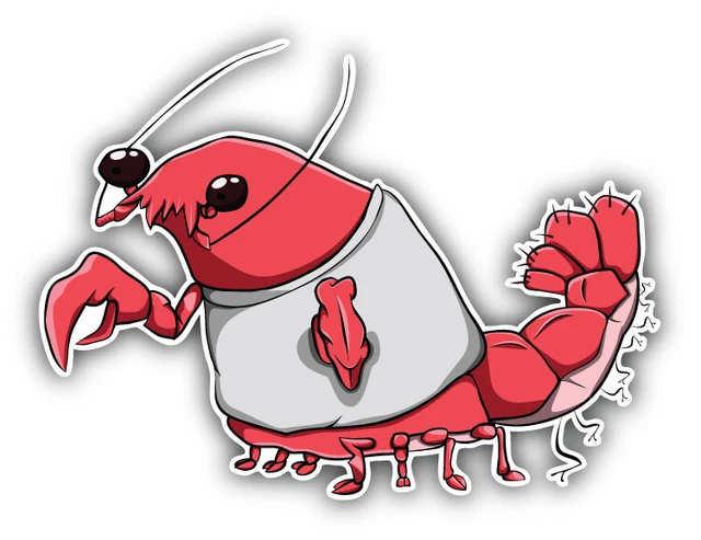 DOPASTICKER Lobster Animal Sticker Decal Phone Decal Water Bottle ...