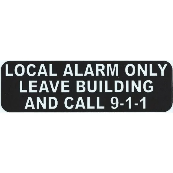 DOPASTICKER Local Alarm Only Sticker Phone Sticker, Latop Sticker ...