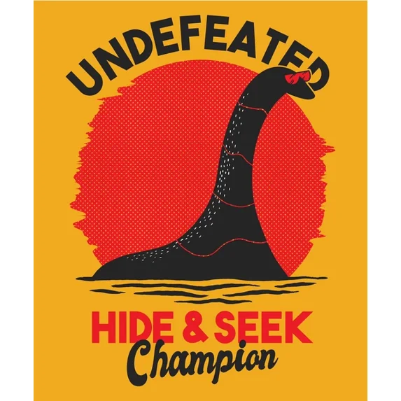 DOPASTICKER Loch Ness Monster Sticker Social Distance Hide And Seek ...