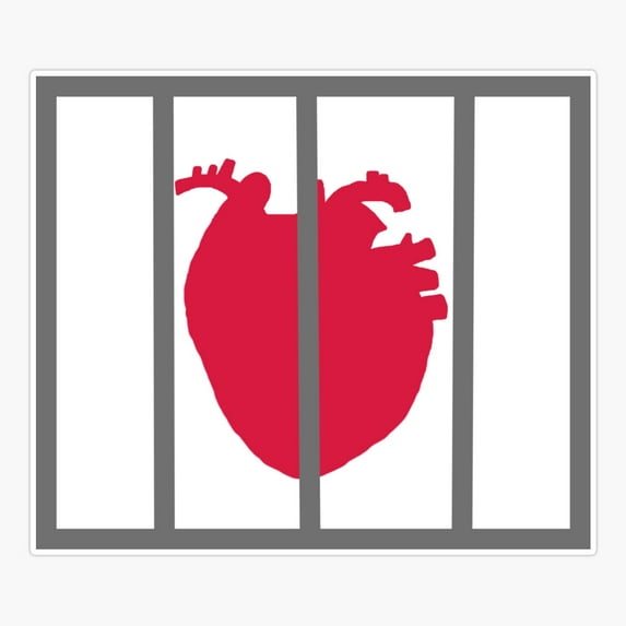 DOPASTICKER Locked Up Inside Sticker, Phone Sticker Water Bottle ...