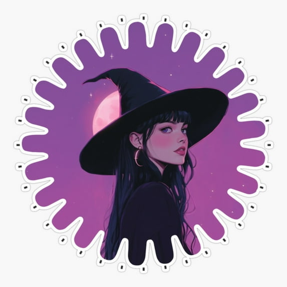 DOPASTICKER Lofi Mystic Sticker, Phone Sticker Water Bottle Sticker Car ...