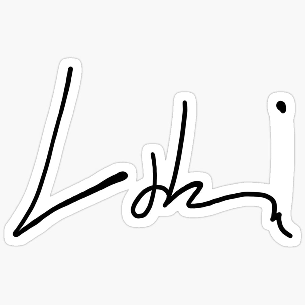 DOPASTICKER Loki The God Of Mischief'S Signature Sticker Phone Decal ...