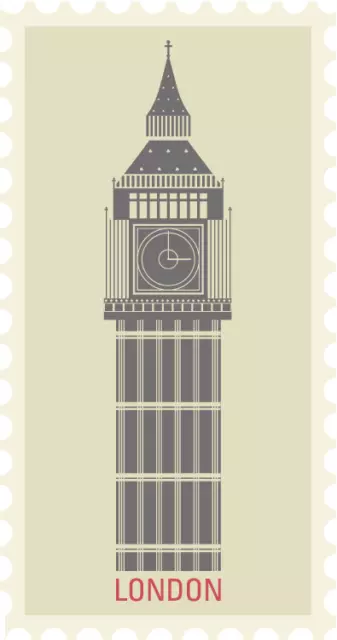 DOPASTICKER London Big Ben Mark Car Sticker Phone Decal Water Bottle ...