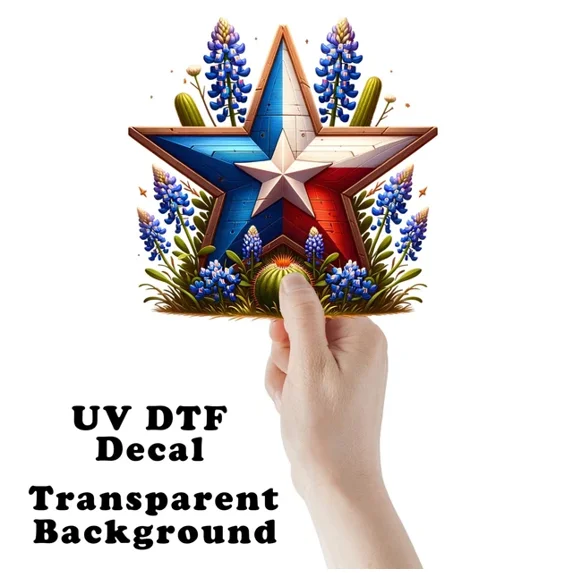 DOPASTICKER Lone Star Texas Sticker - Design Preview Only Decorative ...