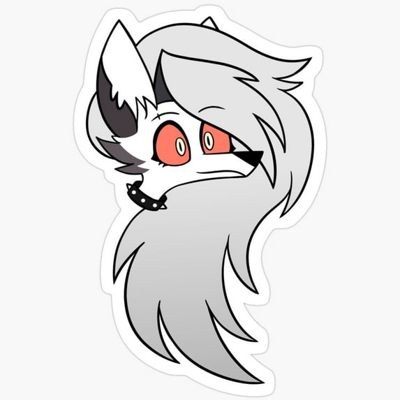 DOPASTICKER Loona Sticker, Waterproof Decal For Pet Lovers Phone Decal ...