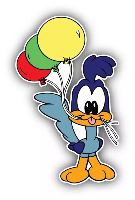 DOPASTICKER Looney Tunes Cartoon Roadrunner Sticker Decal Phone Decal ...