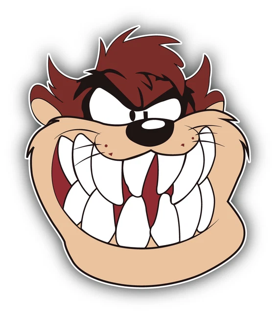 DOPASTICKER Looney Tunes Cartoon Taz Sticker Decal Phone Decal Water ...