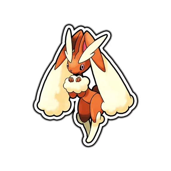 DOPASTICKER Lopunny Sticker Decal Phone Decal Water Bottle Stickers ...