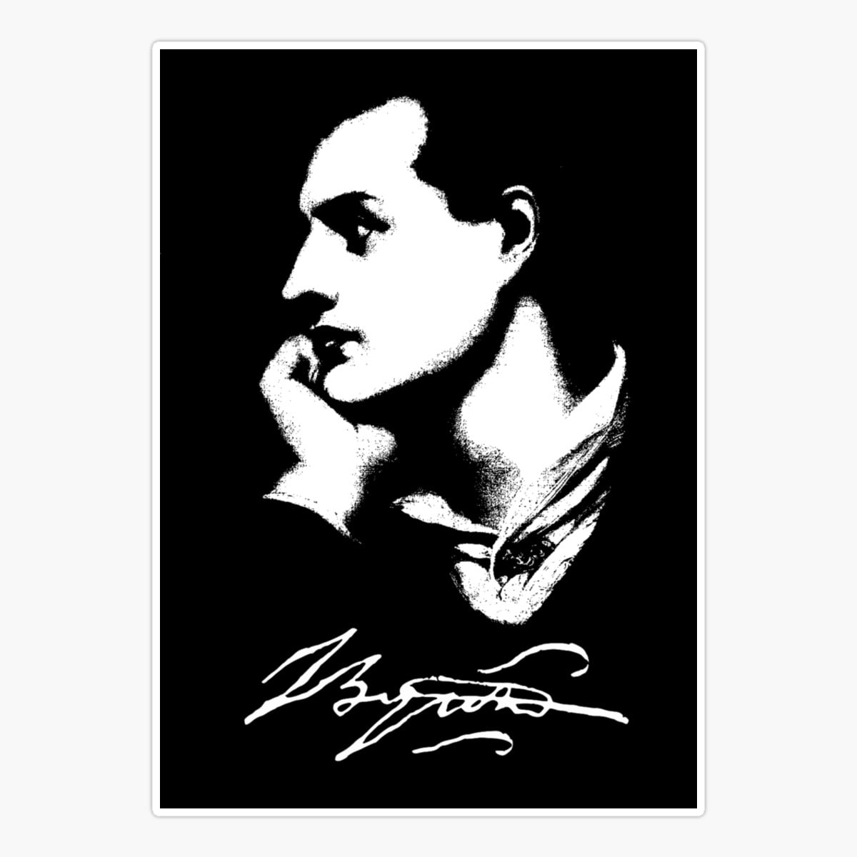 DOPASTICKER Lord Byron'S Signature Sticker, Phone Sticker Car Stickers ...
