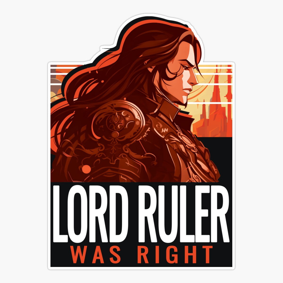 DOPASTICKER Lord Ruler Was Right - Mistborn Fan Art Sticker, Phone ...