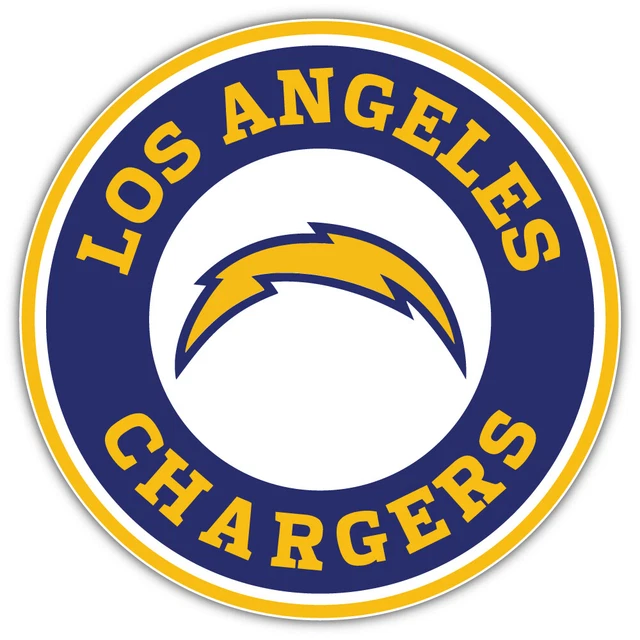 DOPASTICKER Los Angeles Chargers Logo Sport Car Sticker Phone Water ...