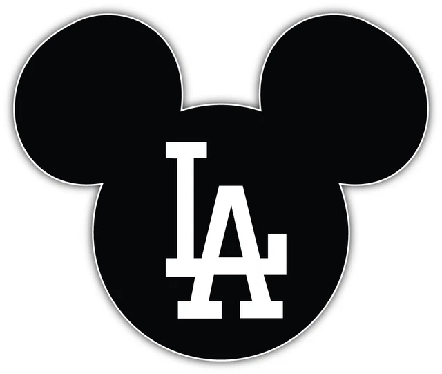 DOPASTICKER Los Angeles Dodgers Baseball Sport Logo Car Sticker Phone ...