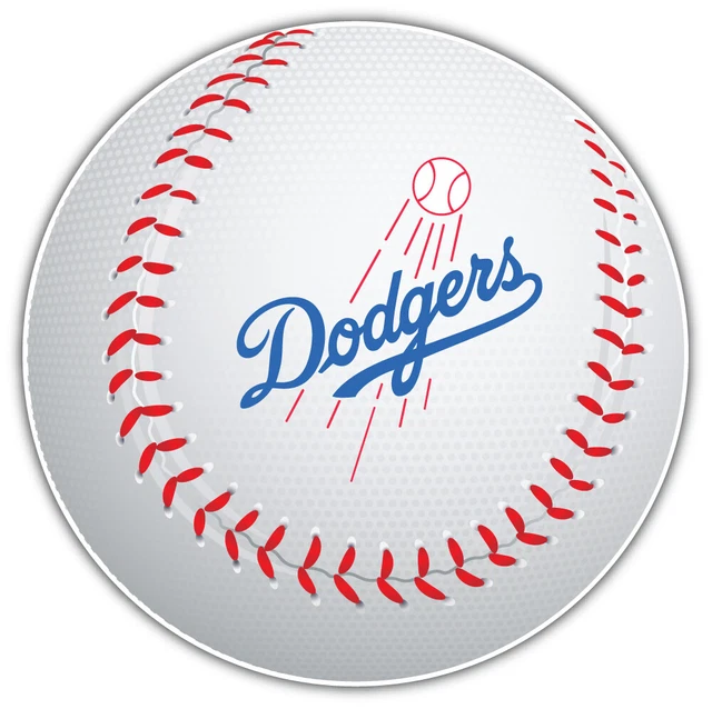 DOPASTICKER Los Angeles Dodgers Baseball Sport Logo Car Sticker Phone ...
