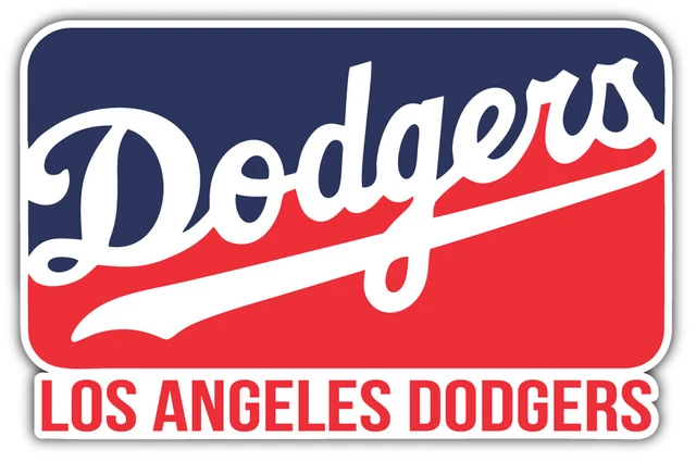 DOPASTICKER Los Angeles Dodgers Baseball Sport Logo Car Sticker Phone ...