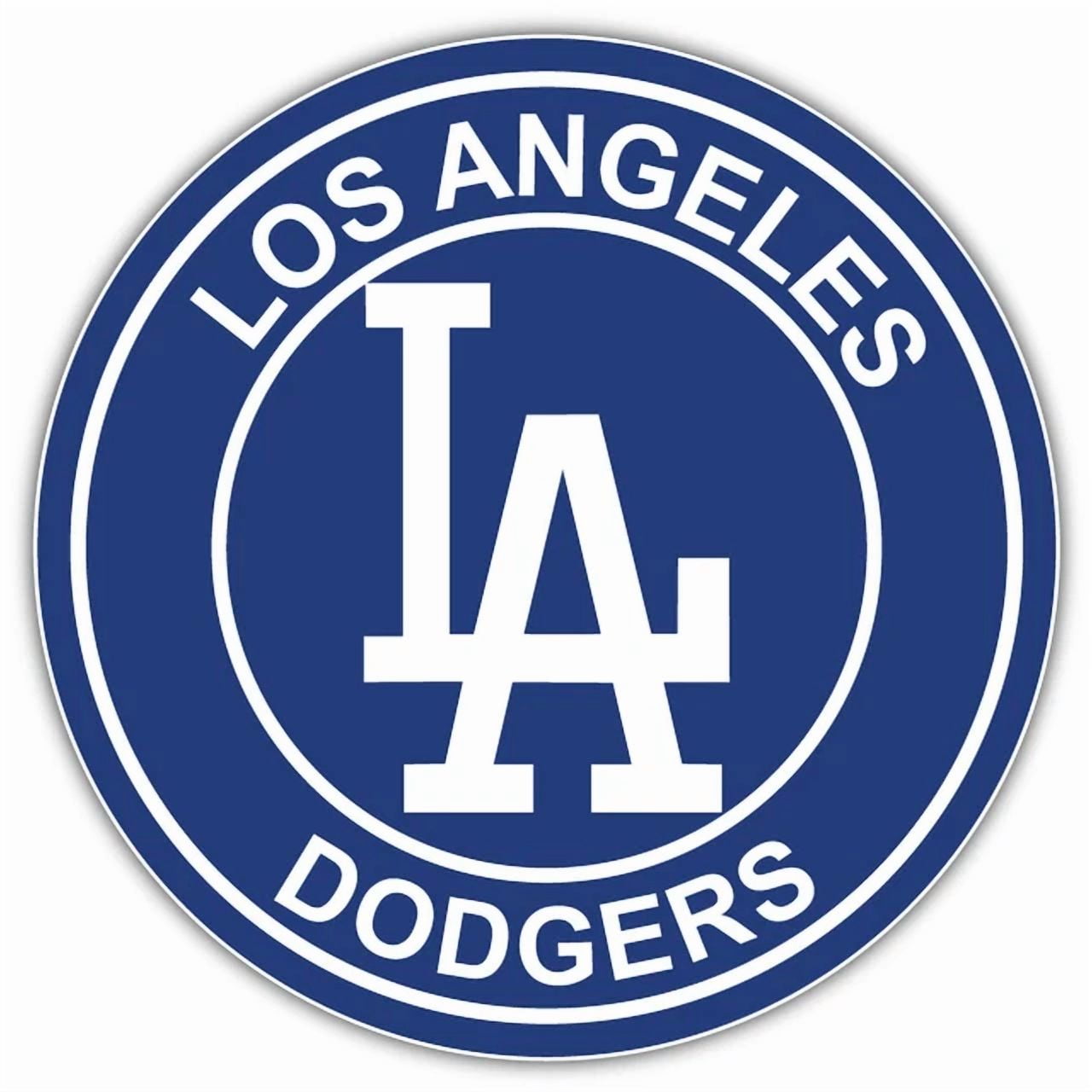 DOPASTICKER Los Angeles Dodgers Baseball Sport Logo Car Sticker Phone ...