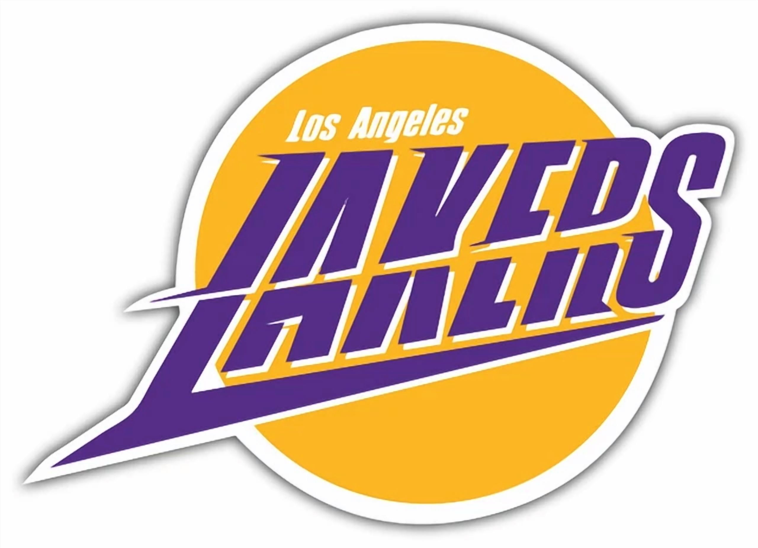 DOPASTICKER Los Angeles Lakers Basketball Sport Logo Car Sticker Phone ...