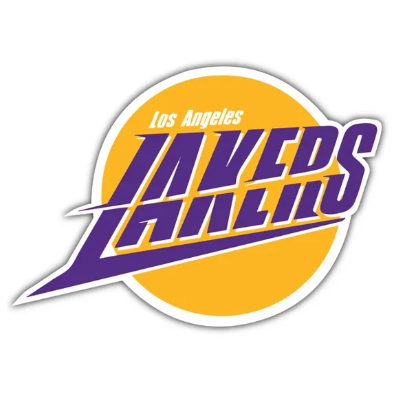 DOPASTICKER Los Angeles Lakers Basketball Sport Logo Car Sticker Phone ...