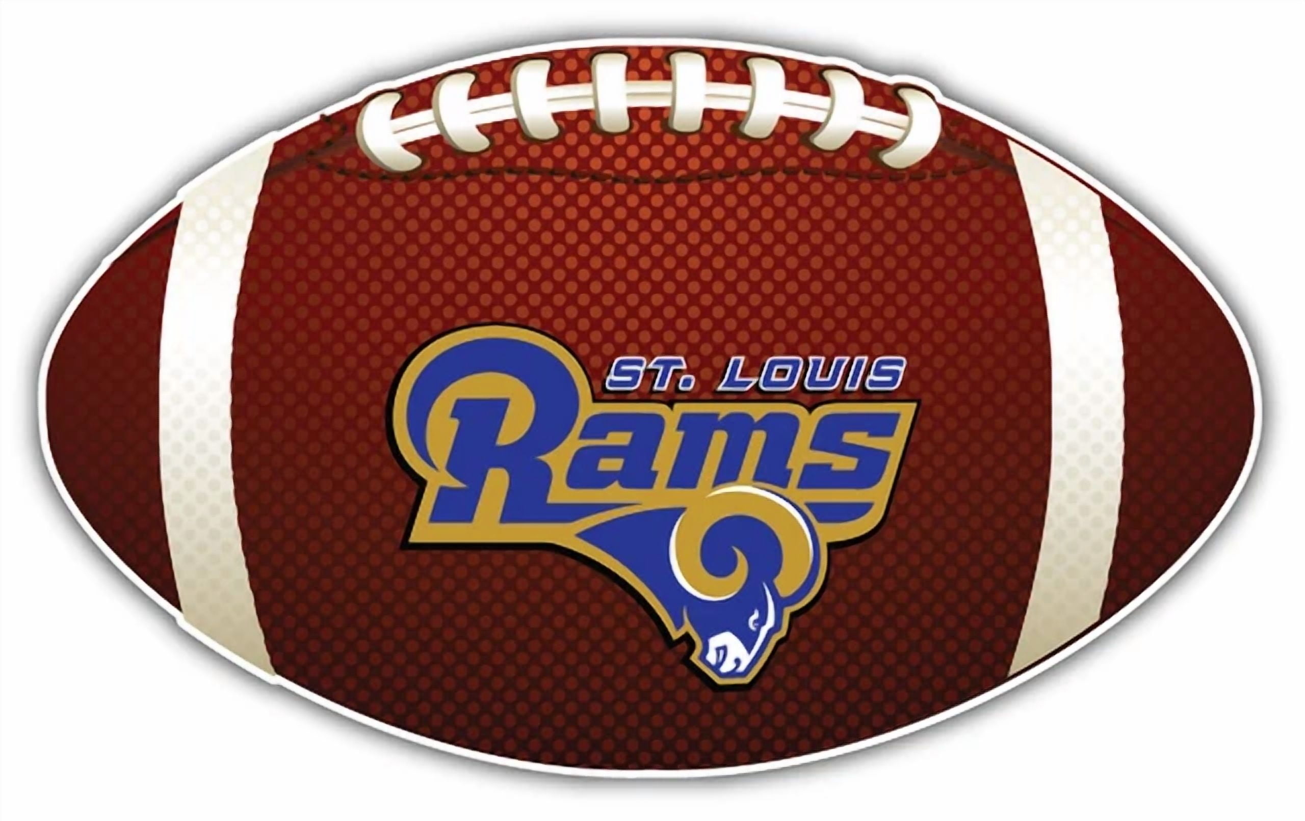 DOPASTICKER Los Angeles Rams Football Sport Logo Car Sticker Phone ...