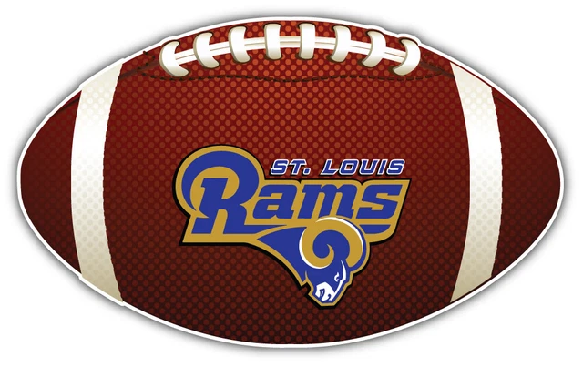 DOPASTICKER Los Angeles Rams Football Sport Logo Car Sticker Phone ...