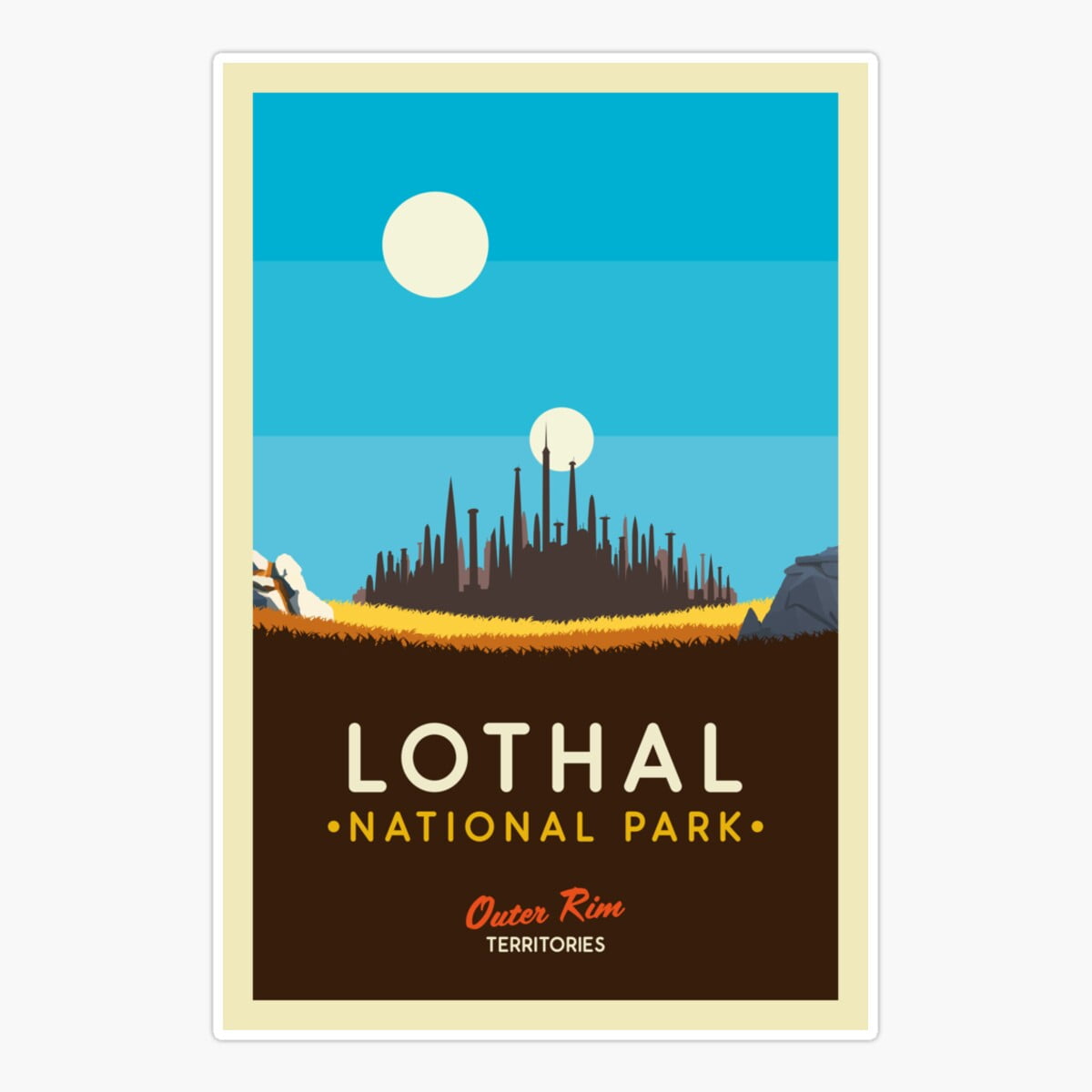 DOPASTICKER Lothal National Park Poster Sticker, Phone Sticker Car ...