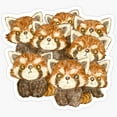 DOPASTICKER Lots Of Red Pandas Gift You - Phone Stickers, Waterproof ...